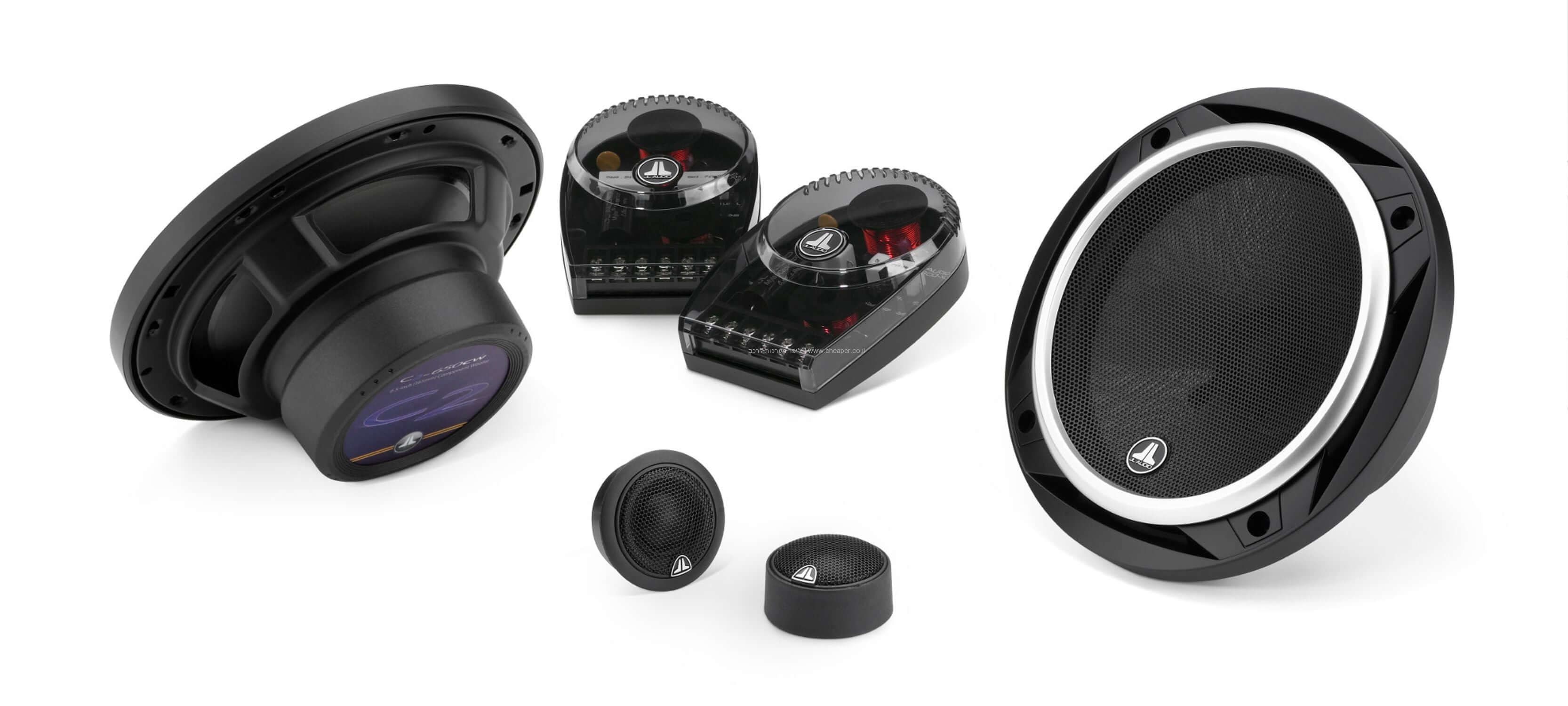 סט קומפוננט 5.25 אינץ' לרכב תוצרת JL-AUDIO דגם C2-525 | צ`יפר מערכות לרכב